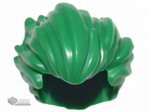 LEGO® 28551 - Minifigure, Hair Bushy Swept achterkant - Steentjeswereld