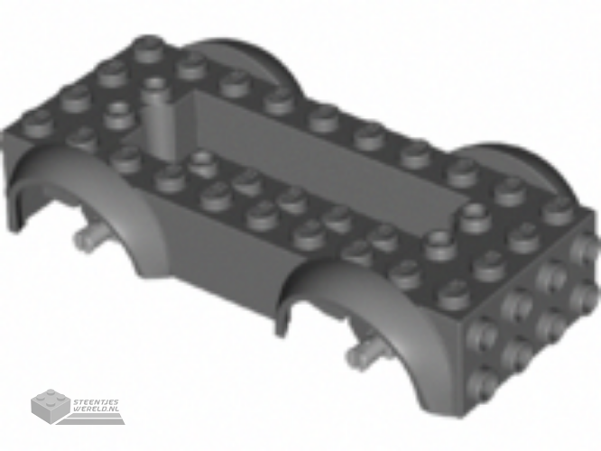 LEGO® 11650c02 - Voertuig, onderstel 5 x 10 x 2 1/2 met Mudguards en 6 ...