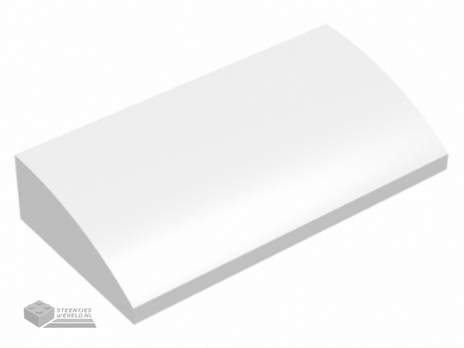 LEGO® 61068 - dakpan, gebogen 2 x 4 x 2/3 without Bottom Tubes ...