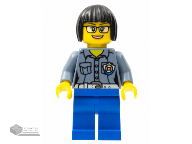 LEGO® cty0861 - Coast Guard City - Female Station Manager, Short Black ...