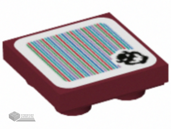 LEGO® 11203pb080 - Tile, Modified 2 x 2 Inverted with Super Mario ...