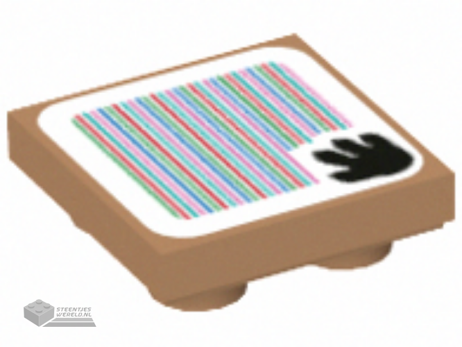 LEGO® 11203pb081 - Tile, Modified 2 x 2 Inverted with Super Mario ...