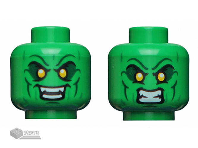 LEGO® 3626cpb2765 - Minifigure, Head Dual Sided Alien Dark Green ...