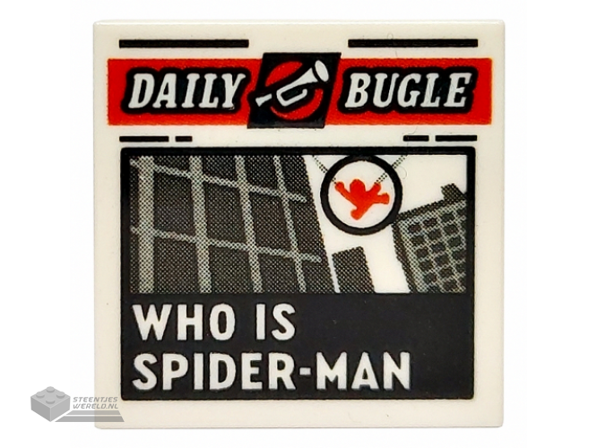 LEGO® 3068bpb1729 - Tile 2 x 2 with Groove with Newspaper 'DAILY BUGLE ...