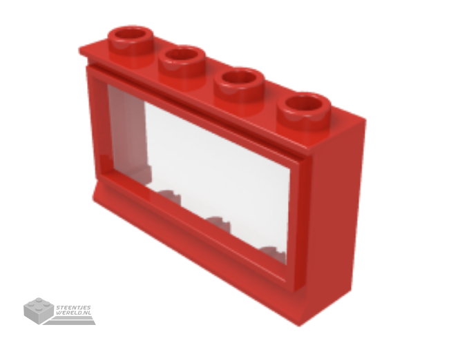 LEGO® 453 - Window 1 x 4 x 2 with Fixed Glass - Steentjeswereld