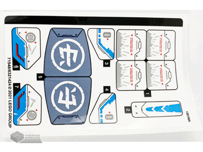 LEGO Sticker Sheet For Set 70639 (37080) Brick Owl LEGO