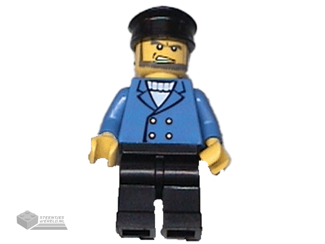 LEGO® wc010 - Hovercraft Pilot, Blue Jacket, Black Hat - Steentjeswereld