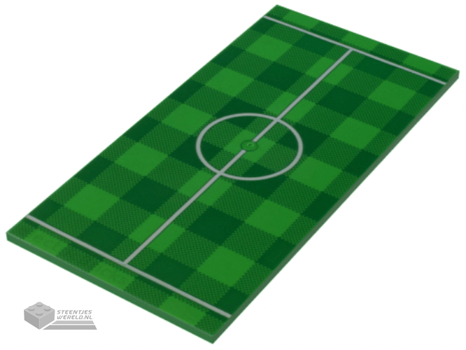 LEGO® 90498pb33 - Tile 8 x 16 with Bottom Tubes with Green and ...