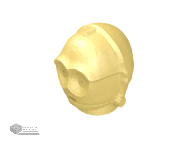 LEGO® 30480 - Minifigure, Head, Modified SW C-3PO / K-3PO Protocol ...