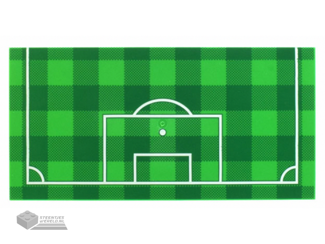 LEGO® 90498pb31 - Tile 8 x 16 with Bottom Tubes with Green and ...