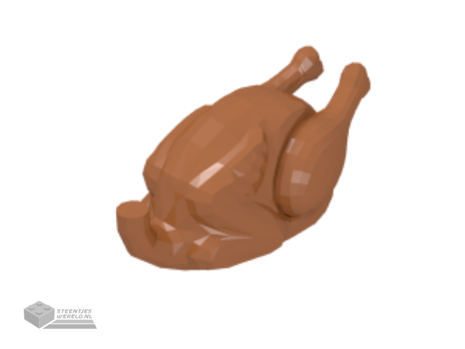 LEGO® 33048c01 - Turkey with Drumsticks 20mm with Round Opening on Back ...