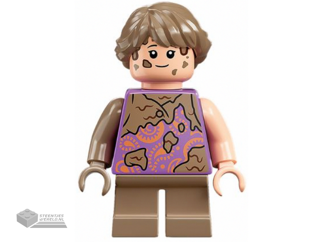 LEGO® jw098 - Lex Murphy - Medium Lavender Tank Top with Dirt Stains ...