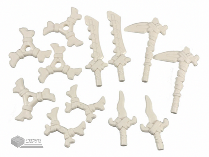 LEGO® 2186 - Minifigure, Weapon Pack Bone Sickles, Swords, Hooks, and ...