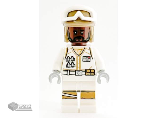 LEGO® sw1186 - Hoth Rebel Trooper White Uniform, Dark Tan Helmet ...