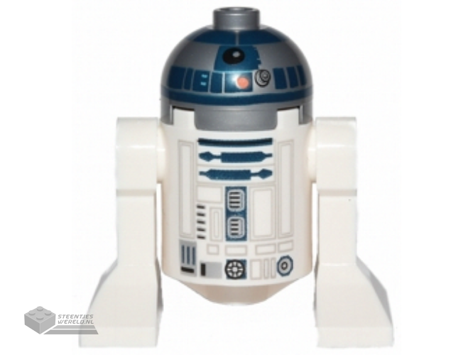 LEGO® sw0527 - Astromech Droid, R2-D2, Flat Silver Head, Red Dots and ...