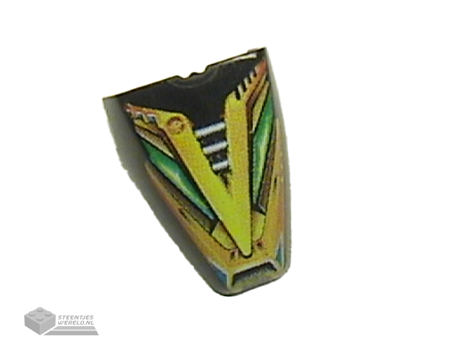 LEGO® x209px1 - Technic Throwbot Visor with Millennia Gold V Pattern ...