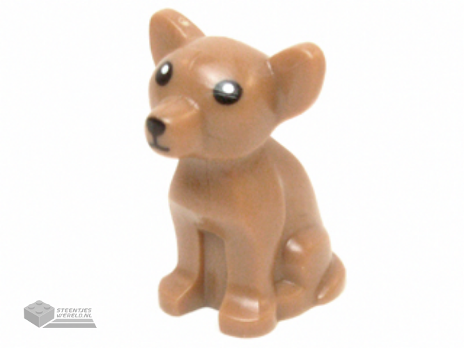 LEGO® 12888pb01 - Dog, Chihuahua with Black Eyes, Nose, and Mouth ...