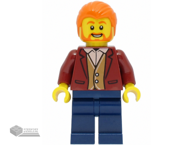 LEGO® cty1468 - Car Driver - Male, Dark Red Suit Jacket, Dark Blue Legs ...